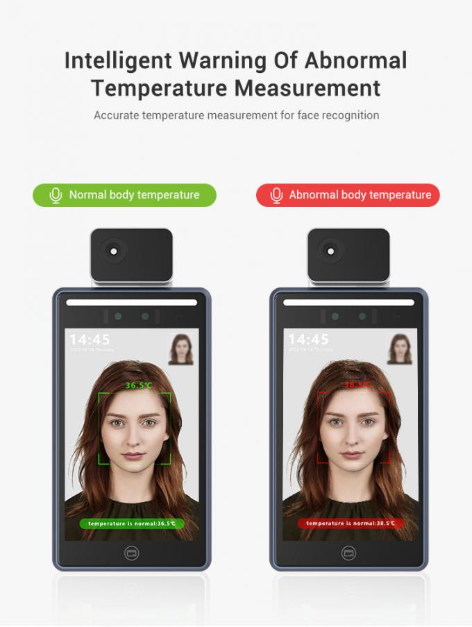 WiFi Non Contact Face Thermal Scanner / Face Recognition Temperature ...